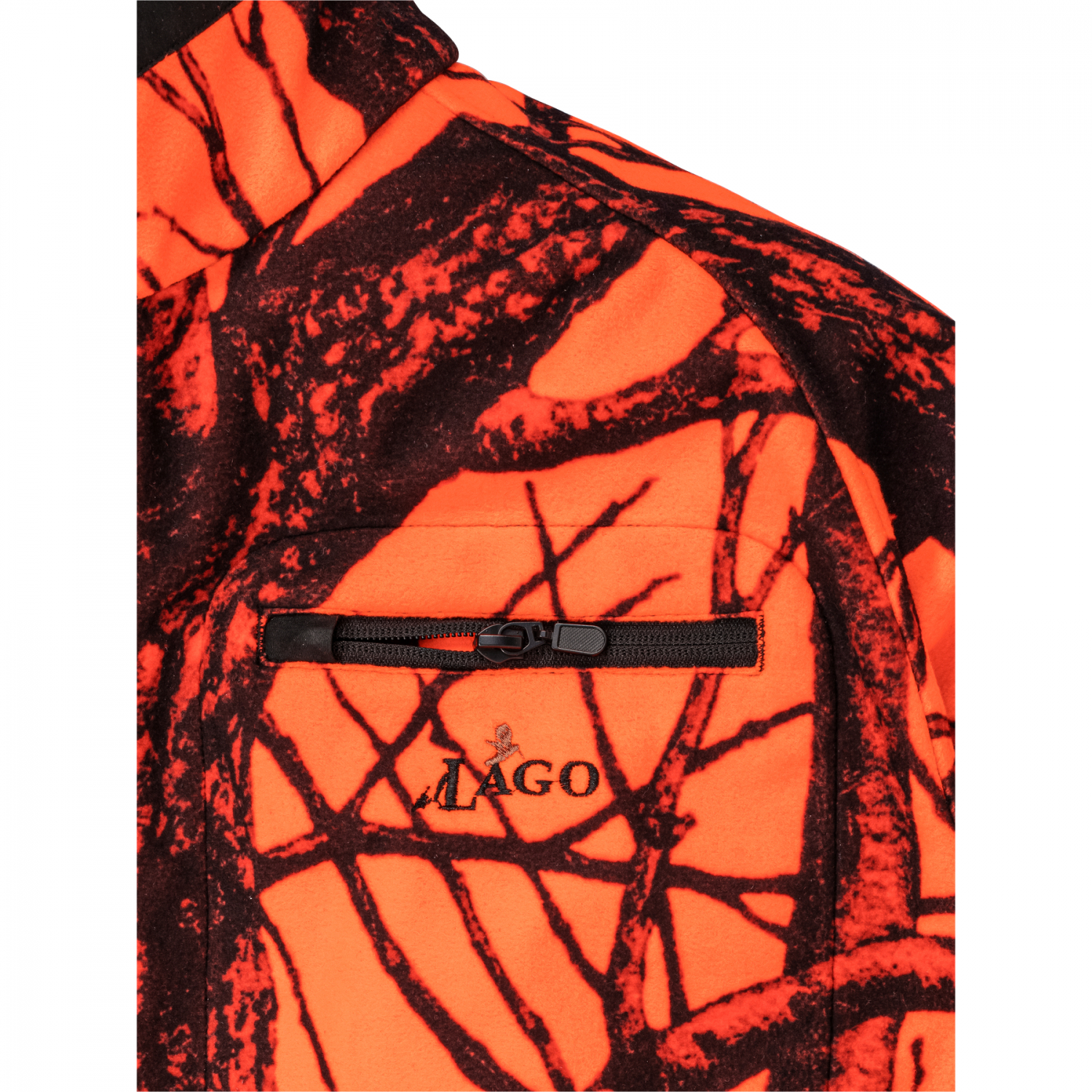 il Lago Prestige Wendejacke Asko Herren (Oliv/Orange Camouflage ...