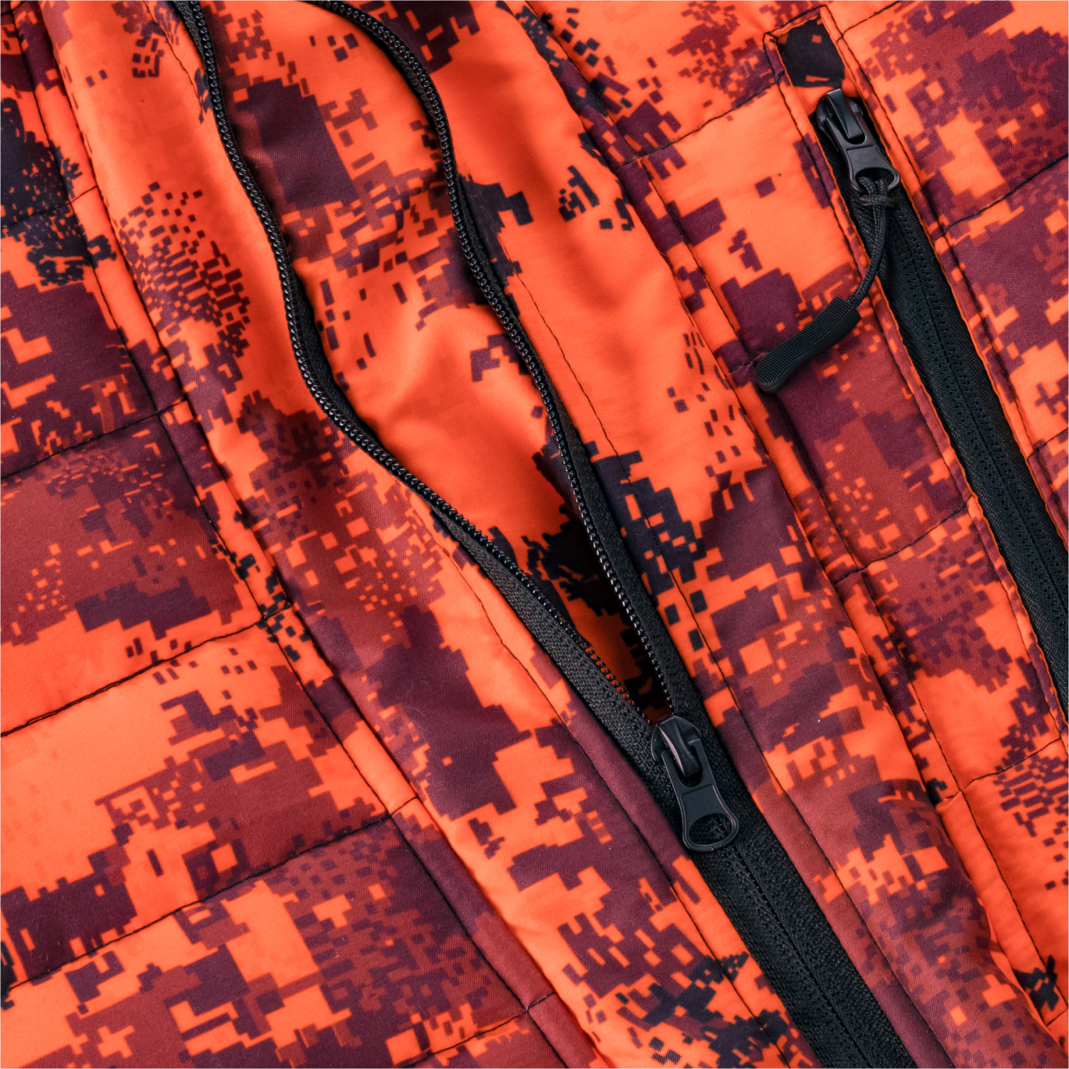 il Lago Red Level Heizweste Feuerland Herren (Orange Camouflage ...